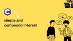 c program to find simple and compound interest : The Science 360