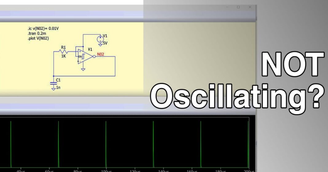 Why Your SPICE Simulator Is Not Oscillating—and How to Fix It : The ...